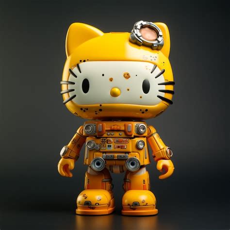 Premium Ai Image A Cute Ai Bot Futuristic Style Friendly Highest Detail