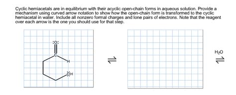 Solved Cyclic Hemiacetals Are In Equilibrium With Their