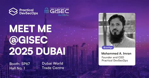 devsecops cybersecurity infosec prodsec gisec2025