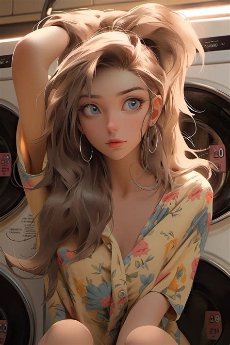 Anime Girl Poster Hot Anime Girl Print Otaku Poster Waifu Print Anime