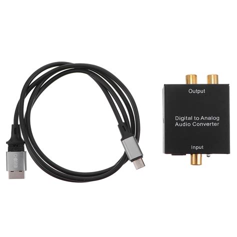 Audio Converter Fiber Audio Adapter 3 5MM Audio Adapter Digital Converter For Tv Fiber Coaxial