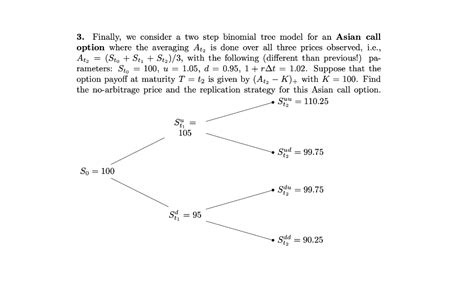3 Finally We Consider A Two Step Binomial Tree