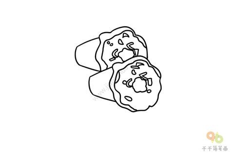 梅花糕怎么画简笔画 梅花糕简笔画 梅花糕简笔画图片 大山谷图库