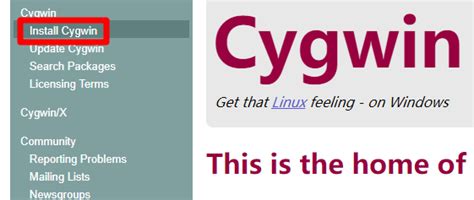 Win10安装cygwin并添加apt Cyg Feipeng8848 博客园