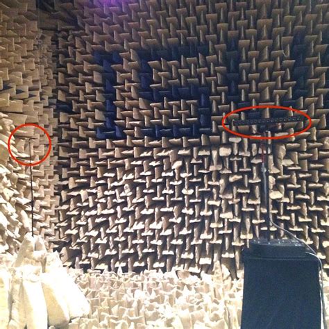 The Linear Array And The Microphone Installed In The Isvr Anechoic