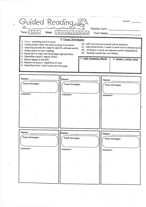Teacher Anecdotal Notes Template Creative Design Templates