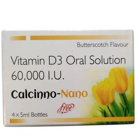 Vitamin D3 60000 Iu Oral Solution 4x5ml At ₹ 88box In Khalilabad Id