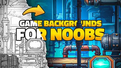 how to make 2d game backgrounds for noobs youtube