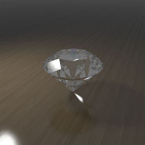 Diamond Free 3d Model Blend Fbx Free3d