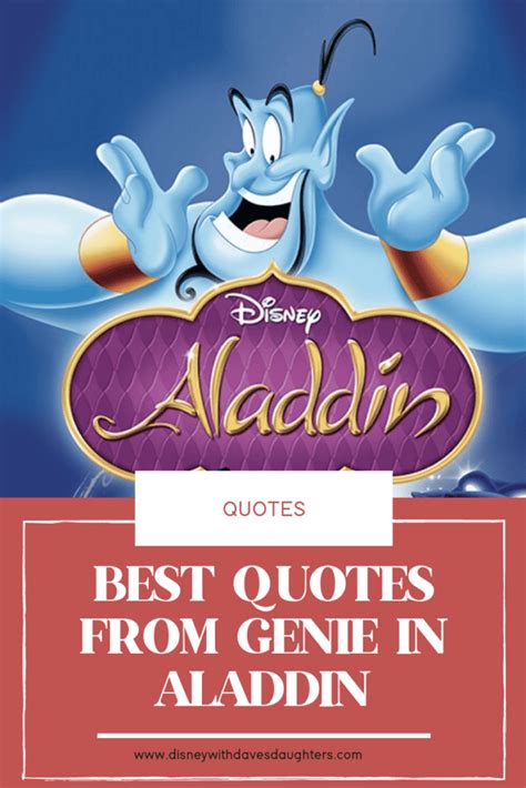 The 29 Top Genie Quotes From Disneys Aladdin