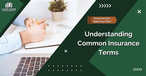 Understanding Common Insurance Terms Capforge