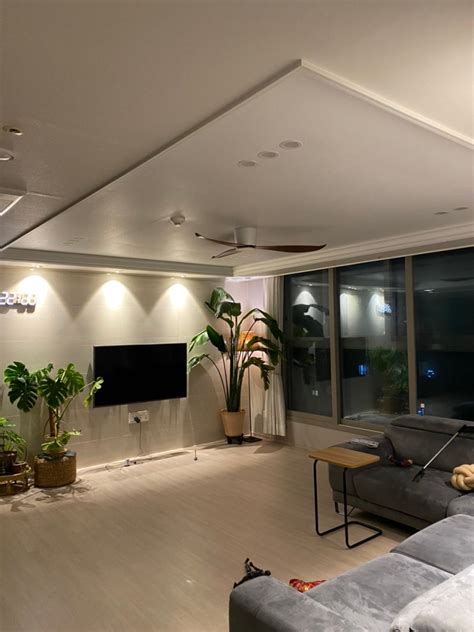 인테리어 거주중 거실인테리어 조명인테리어 실링팬설치 내돈내산 후기 네이버 블로그