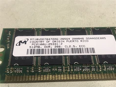 Lot Of Cisco Router Memory Including 1 512mb And 4 256mb Pc2100u Ebay