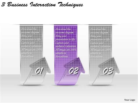 1213 Business Ppt Diagram 3 Business Interaction Techniques Powerpoint Template Presentation