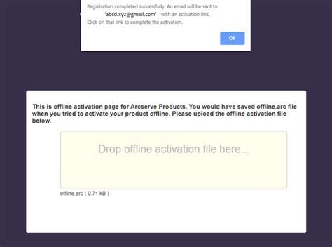 Activate Arcserve Backup License Offline
