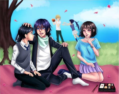 Yato And Hiyoris Moment With Rei As Yukine And Tsuki Are Playing Together From As Fate Would