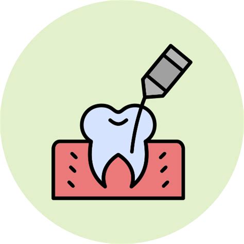 Root Canal Generic Outline Color Icon Root Canal Generic Outline Color Icon