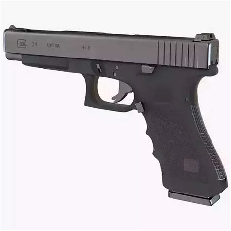 Glock G34 Gen 3 3d Model Cgtrader