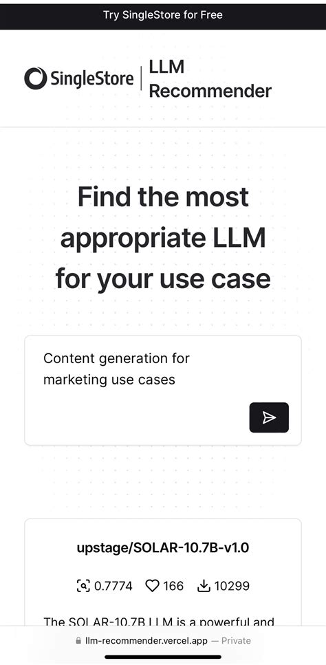 Madhukar Kumar On Linkedin Llm Liverag Genai Vectordb Singlestore