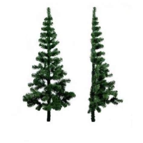 Купити Ялинка штучна Моніка 150 см настінна без ніжки з 2 частин ялинка зелений ПВХ ММС