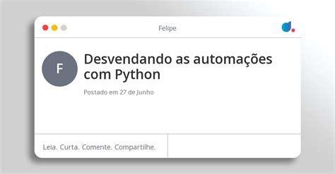 Desvendando as automações com Python