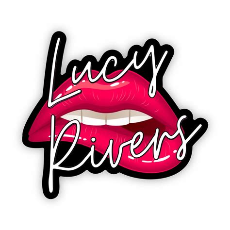 Lucy Rivers Logo Sticker Addicted To The Voice