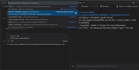 Number Of Active Connections For Remote Jupyter Session Is Not Accurate In Interactive Windows