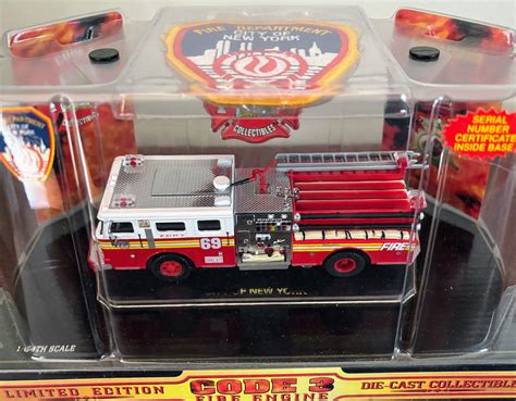 Code 3 Fdny Seagrave Pumper Engine 69 And 71 Set Of 2 The Fire Bell