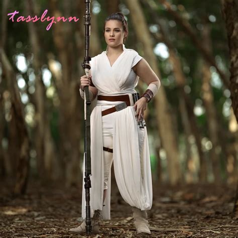 Rey Costume Star 9 The Rise Of Skywalker Cosplay Halloween Adult
