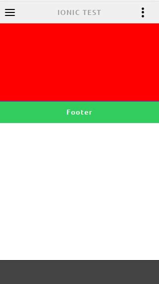 Ionic Framework Bottom Div In Stack Overflow