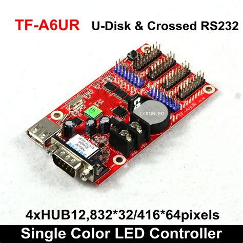 source led screen control card tf a6ur tf a5ur for single 54 off