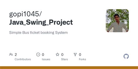 Github Gopi1045javaswingproject Simple Bus Ticket Booking System