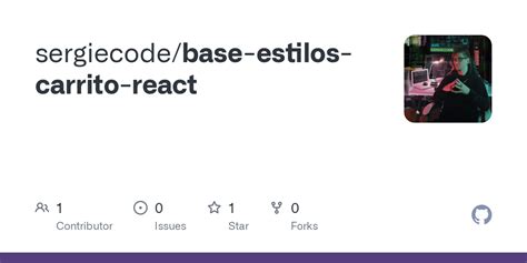 Github Sergiecode Base Estilos Carrito React