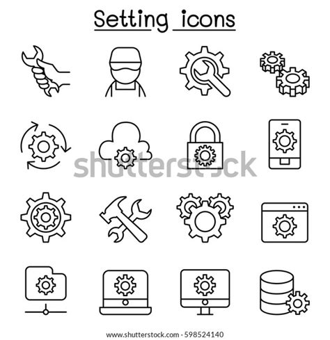 Vector De Stock Libre De Regalías Sobre Configuración Configuración