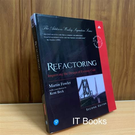 refactoring improving the design of existing code 2nd edition