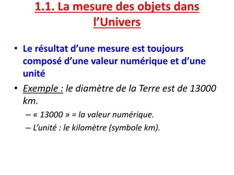Ppt Chapitre 1 Présentation De Lunivers Powerpoint Presentation