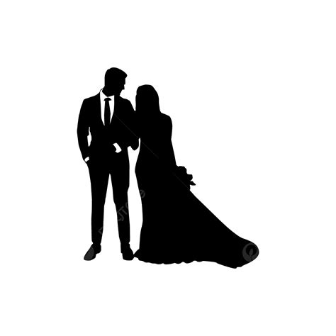 Silueta De Boda Clipart