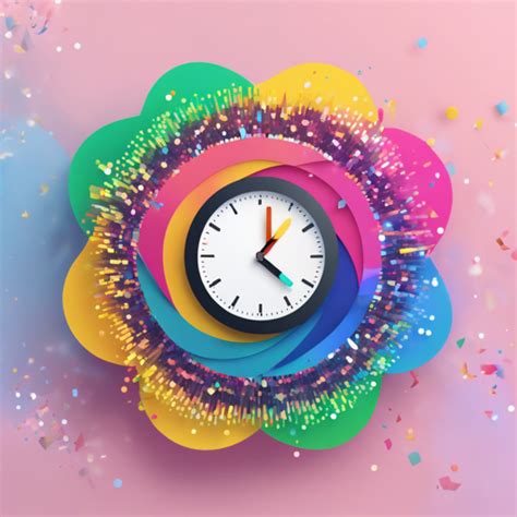 Creating A Colorful Flutter Particle Clock Fxisai