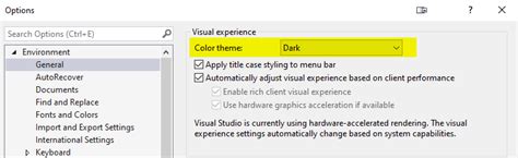Dark Theme In SQL Server Management Studio