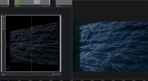 Sea Simulation Point Cloud Waves On Behance