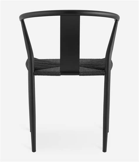 Обеденный стул Wishbone Style с металлическим основанием и сидением из ...