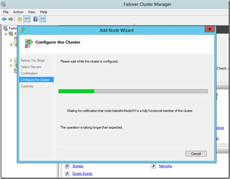 Windows Cluster Freezes At Waiting For Notification That Node ‘‘ Is A Fully Functional Member