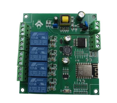 AC90 250V ESP8266 Wireless WIFI Relay Module 4 Channel ESP 12F Wifi