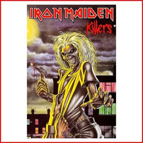 Poster Iron Maiden Eddie Edward The Head Killers 90x60cm Mercadolibre