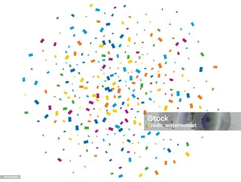 휴일 직사각형 색종이 밝은 무지개 반짝이는 색종이 배경 색깔 축제 질감입니다 공휴일에 대한 스톡 벡터 아트 및 기타 이미지 공휴일 국경 기념일 Istock