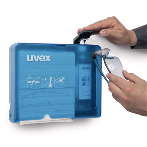 Spectacle Cleaning Station Uvex Safety Spectacles Accessories Eye Face And Head Protection