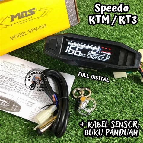 Jual Spido Speedo Spidometer Speedometer Ktm Digital Ktm K3 Mini Full Indikator Digital Set