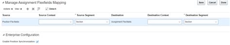 how to synchronize assignment dff from position dff hcm folks