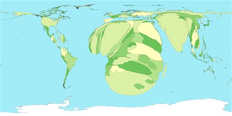 카토그램cartogram으로 본 대한민국 네이버 블로그