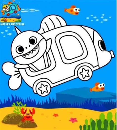 핑크퐁 아기상어 색칠공부 2편 네이버 블로그